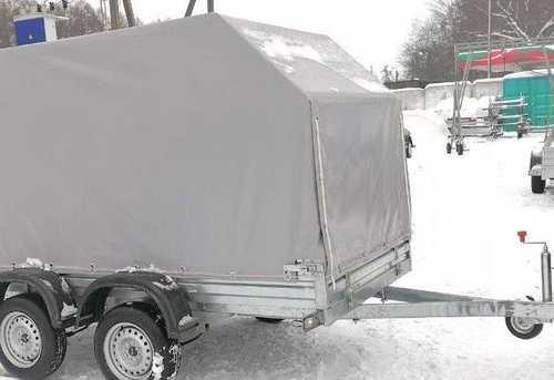 Прицеп двухосный с тентом. 3х1,5м