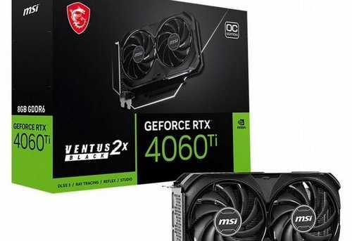 Видеокарта RTX4060Ti ventus 2X black 8GB OC, gddr6