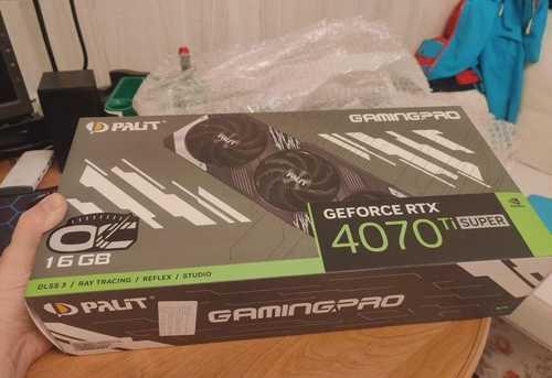 Видеокарта Palit RTX4070Ti super gamingpro OC 16GB