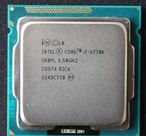 Процессор Intel Core i7-3770K 4 core 3.5-3.9GHz