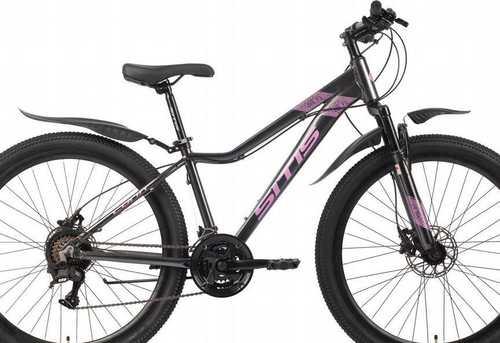 Велосипед sitis luna 27.5" HD (2023) Black-Pink Se