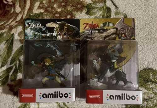 Amiibo Link Zelda TOT Kingdom/Link Wolf