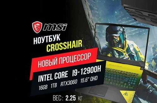 MSI crosshair 15 i9-12900H 16GB 1TB RTX3060 15"