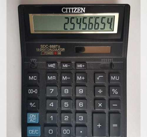 Калькулятор citizen sdc-4444s новый