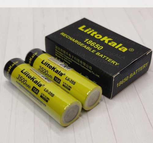 Аккумулятор 18650 Liitokala. 3500mAh. 1000 циклов