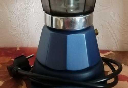 Гейзерная электрическая кофеварка delonghi alicia