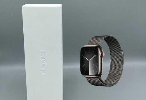 Apple Watch S9 41 Stainless Graphite Milanese