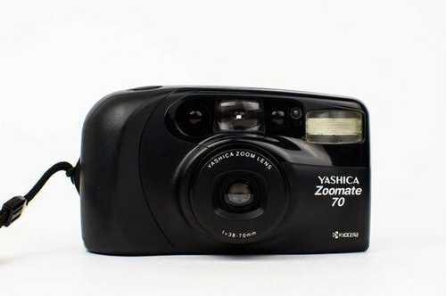 Пленочный фотоаппарат Yashica zoomate white