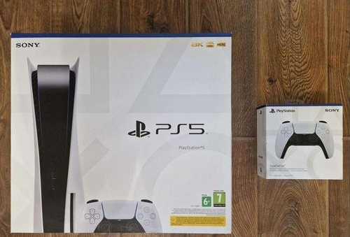 Комплект Sony playstation 5 (рст) + DualSense PS5