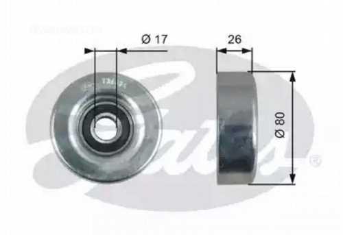 Gates T36424 Ролик натяжной приводного ремня