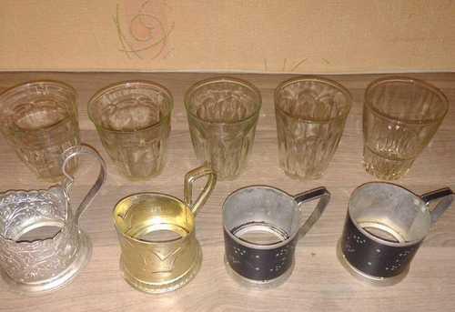 Графинные стаканы из поезда СССР. Цена ваша