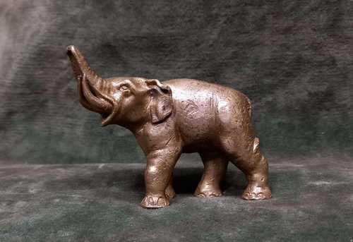 Бронзовая фигурка слон, 19 век. Англия