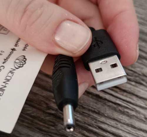 Кабель питания переходник usb на штекер 3,5 мм