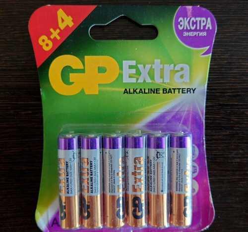 Батарейки GP Extra Alkaline AAA