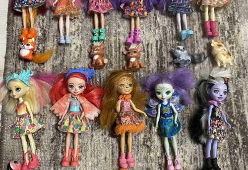 Куклы enchantimals с питомцами