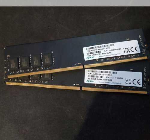 Оперативная память ddr4 8gb 2666 apacer