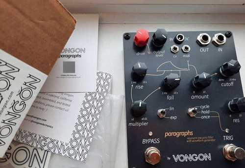 Vongon Paragraphs Resonant Lowpass Filter