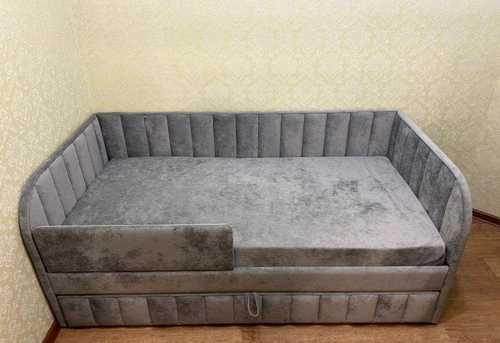 Мягкая детская кровать Гранд (У) 160-80
