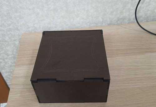 Коробка подарочная деревянная 130х135х70мм