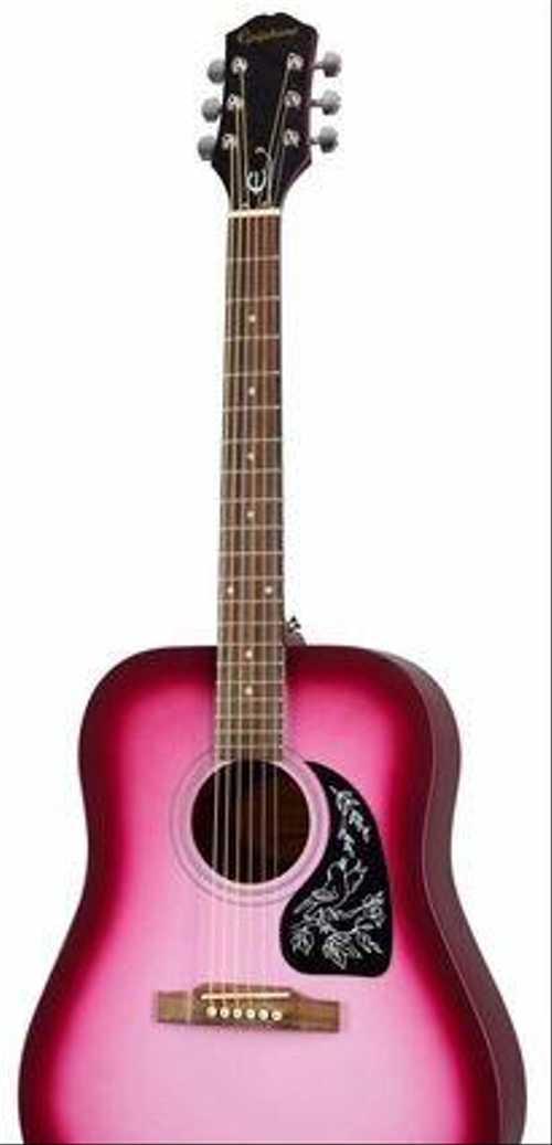 Акустические гитары Epiphone Starling Hot Pink Pea