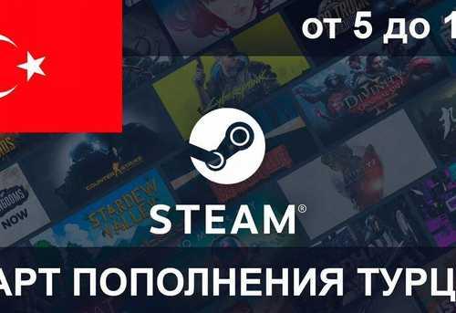 Пополнение Steam Турция - Карты пополнений тут