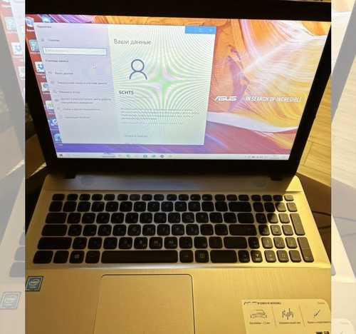 15.6" ASUS X541S, Celeron, RAM 4 ГБ, 500 ГБ, Intel HD Graphics