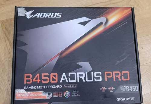 Материнская плата gigabyte am4 b450 aorus pro