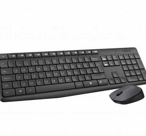 Комплект клавиатура мышь Logitech MK235 Grey