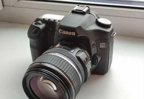 Фотоаппарат Canon 50d + Объектив EF-S 17-85 IS