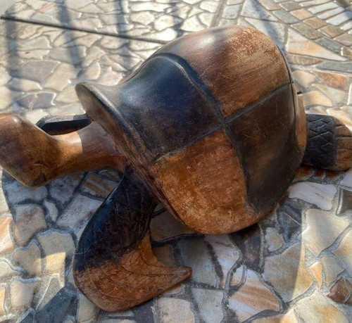 Статуэтка черепаха из дерева с Кубы