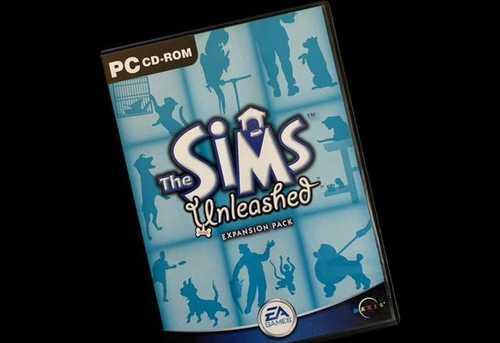 The Sims: Unleashed лицензия Англия DVD-box Симс