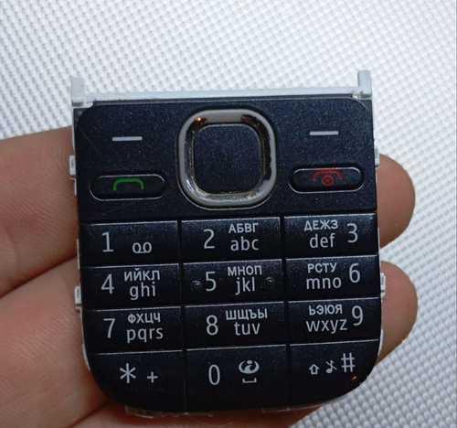 Nokia C2-01. Клавиатура. Ориг. Чёрная
