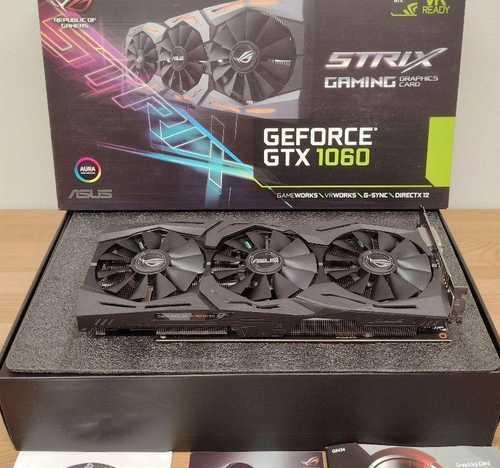 Видеокарта Asus GTX 1060 Strix Gaming 6GB