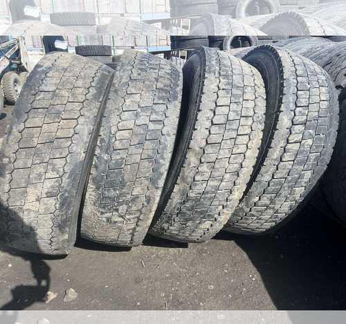 Комплект ведущих шин на тягач 315/70R22,5 Кама