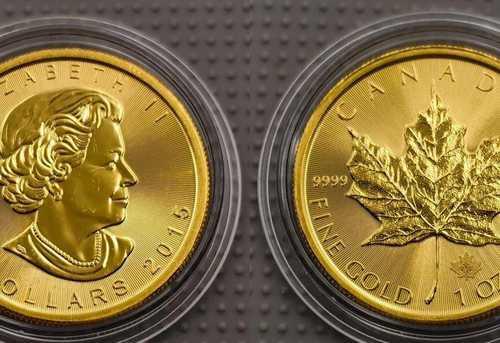 Золотая монета 50 долларов 2015 Золото 999 Унция