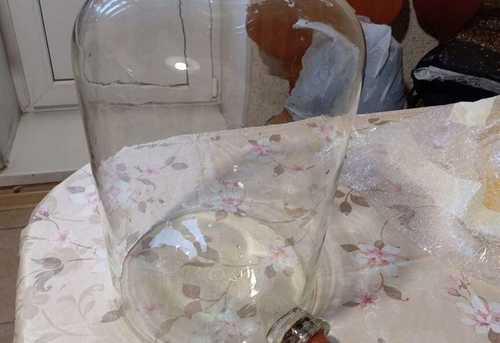 Бутыль стеклянная с двумя отверстиями
