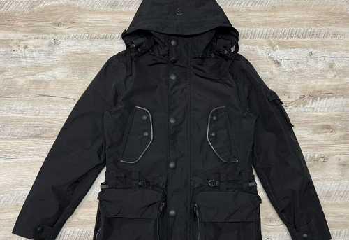 Чёрная мужская плотная куртка парка Wellensteyn