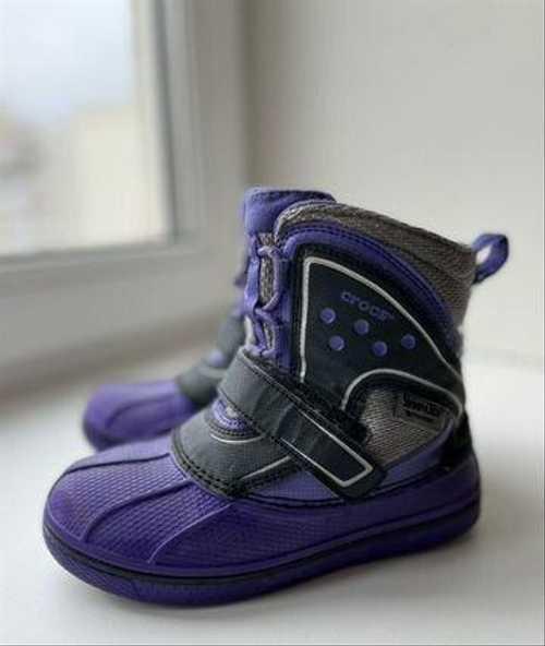 Ботинки детские демисезонные crocs c12