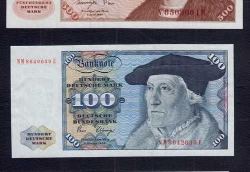 Банкноты Германии (фрг) 1970-1980