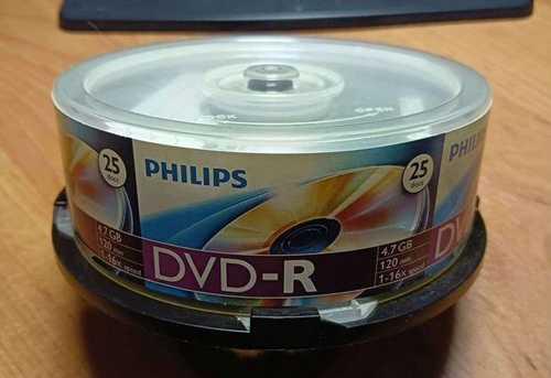 Диски Philips DVD-R 4.7 Gb