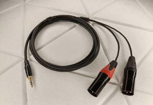 Jack 3,5 stereo на 2 xlr шт. Mr.Cable Vulcan P26