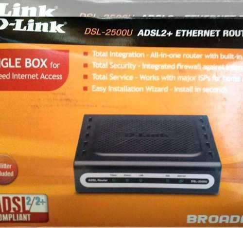 Adsl модем dlink DSL-2500U