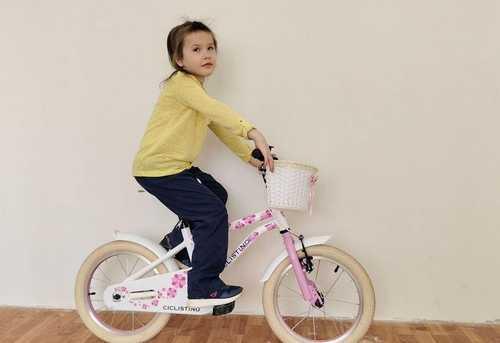 Велосипед детский для девочки 4-7лет, бу