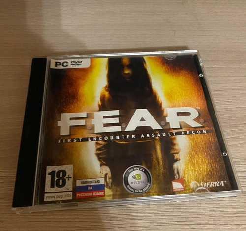 Cd диск компьютерная игра Fear