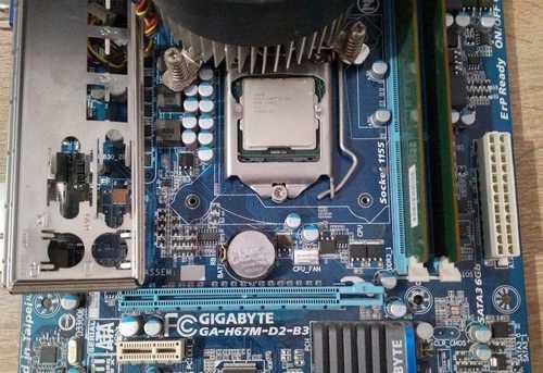 Lga1155 GA-H67MA\i5-2300\8Gb