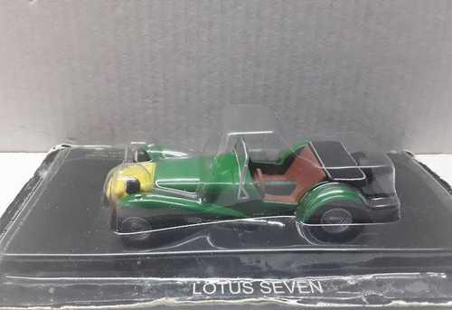 Модель автомобиля lotus seven в 1:43