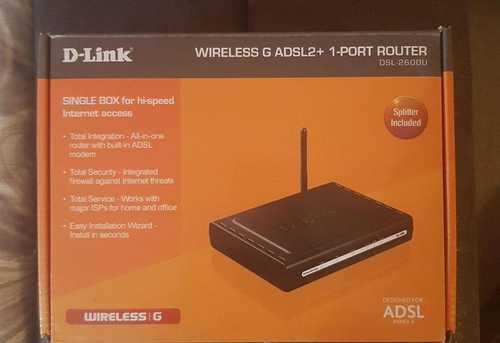 DSL Wi-Fi роутер D-Link 2600U
