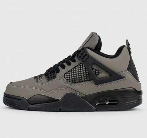 Кроссовки Nike Air Jordan 4 Grey / Black Ftwr. New