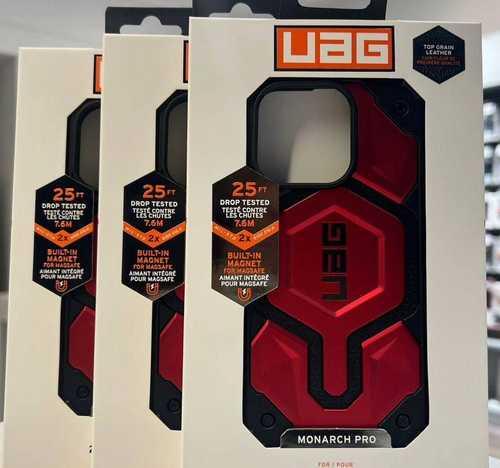 Чехол UAG Monarch Pro для iPhone 16 Pro Crimson