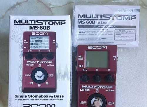 Zoom MS-60B процессор для бас-гитары